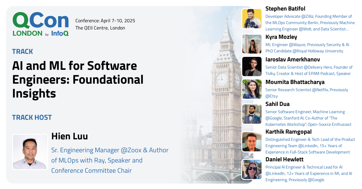 QCon London 2025 | AI and ML for Software Engineers: Foundational Insights