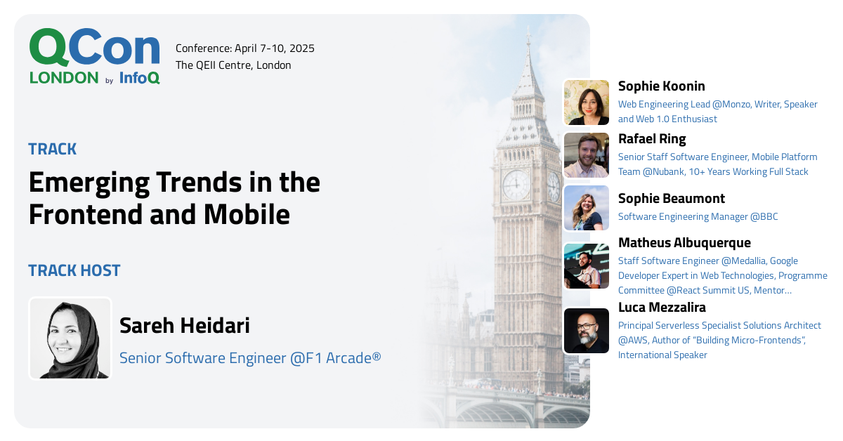 QCon London 2025 | Emerging Trends in the Frontend and Mobile