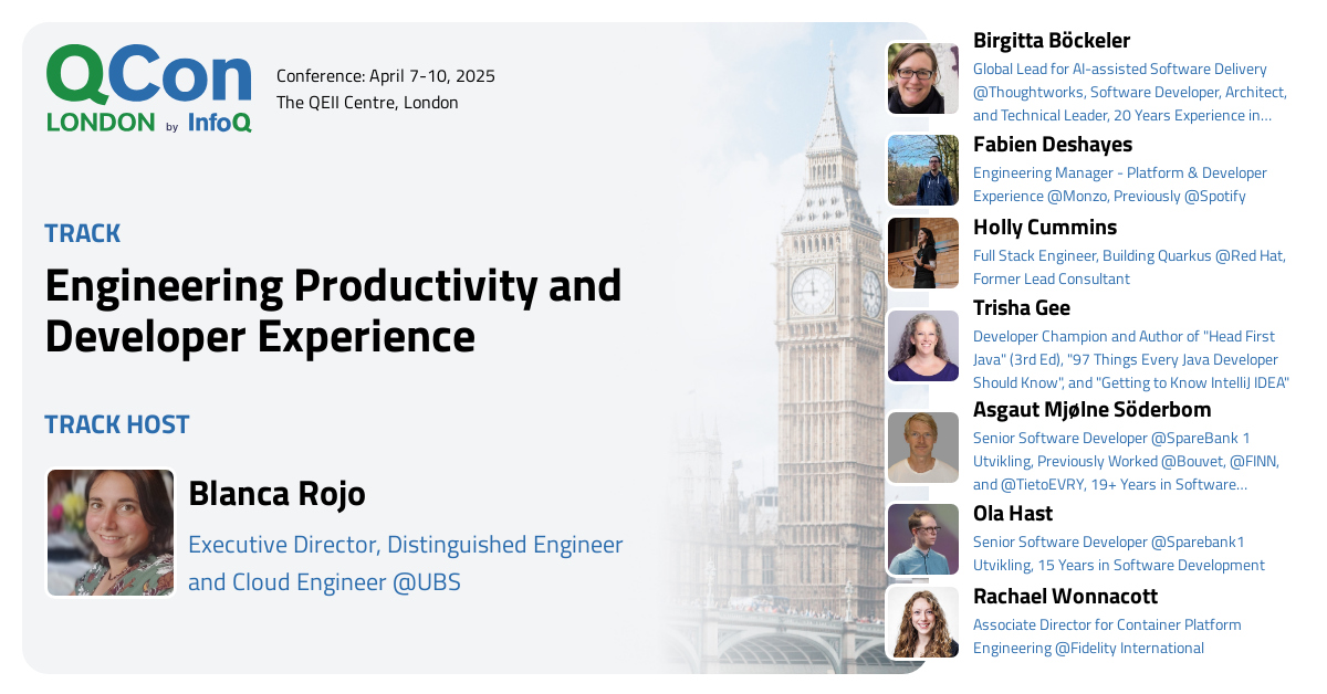 QCon London 2025 | Engineering Productivity and Developer Experience