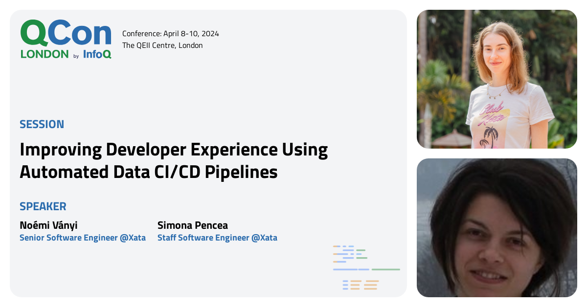 QCon London 2024 | Improving Developer Experience Using Automated Data ...