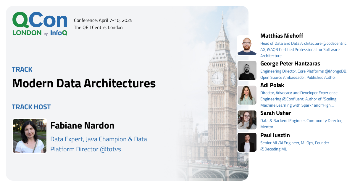 QCon London 2025 | Modern Data Architectures