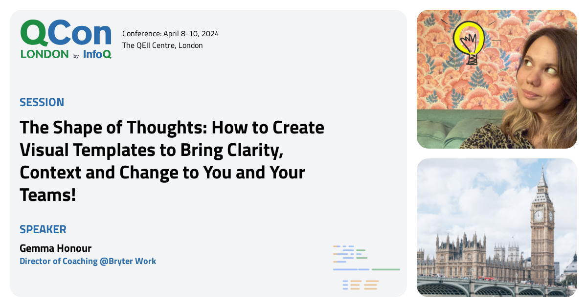 QCon London 2023 | The Shape of Thoughts: How to Create Visual ...