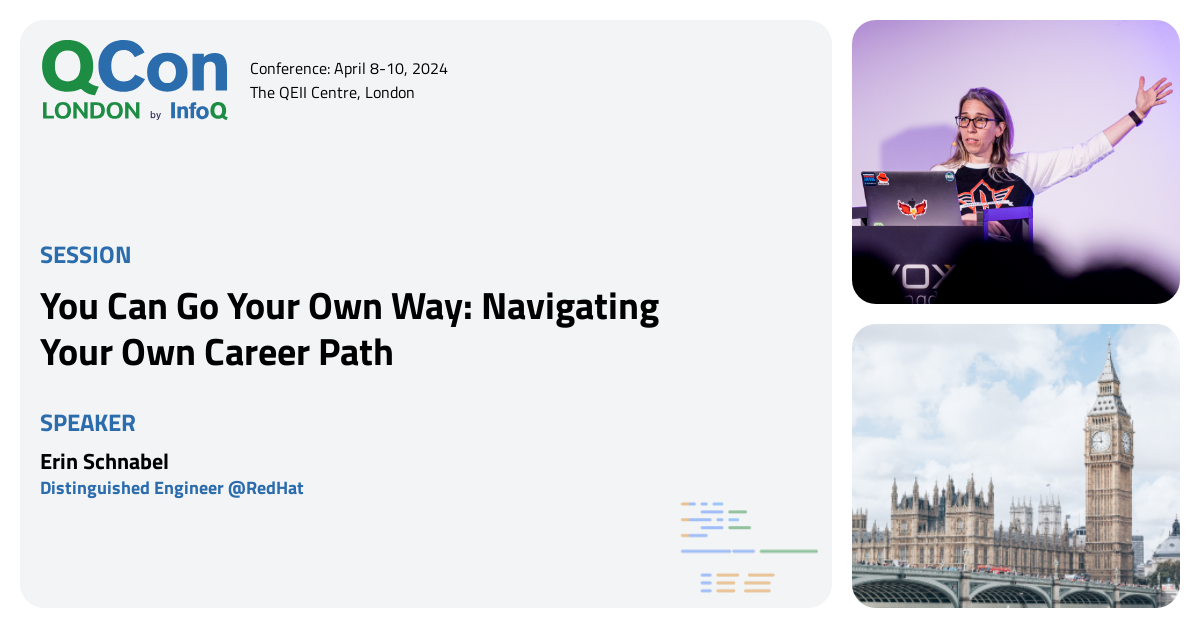QCon London 2023 | You Can Go Your Own Way: Navigating Your Own Career Path