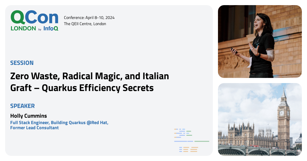 QCon London 2024 | Zero Waste, Radical Magic, and Italian Graft ...